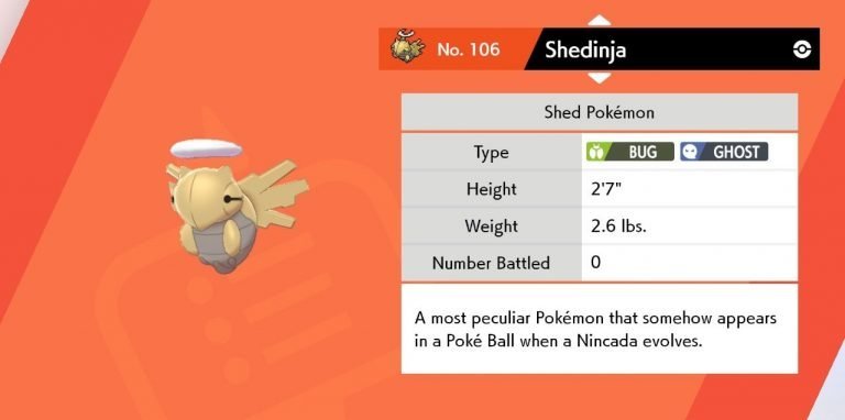 Pokémon Sword and Shield: How to Evolve Nincada into No. 106 Shedinja ...