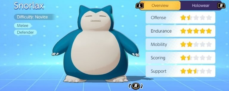 Pokémon Unite: Best Snorlax Build to Become a Brick Wall Defender ...