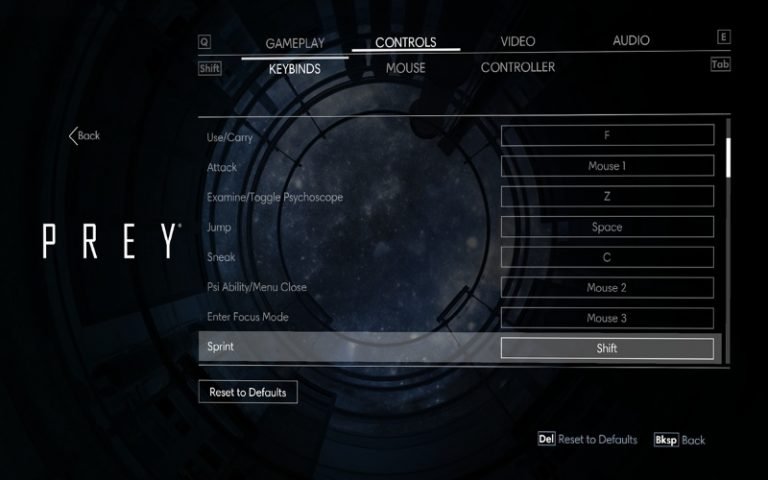 Prey: Complete Controls Guide for Xbox One, Xbox Series X|S, & PC and ...