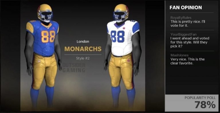 All the Madden 22 London Relocation Uniforms, Teams, and Logos