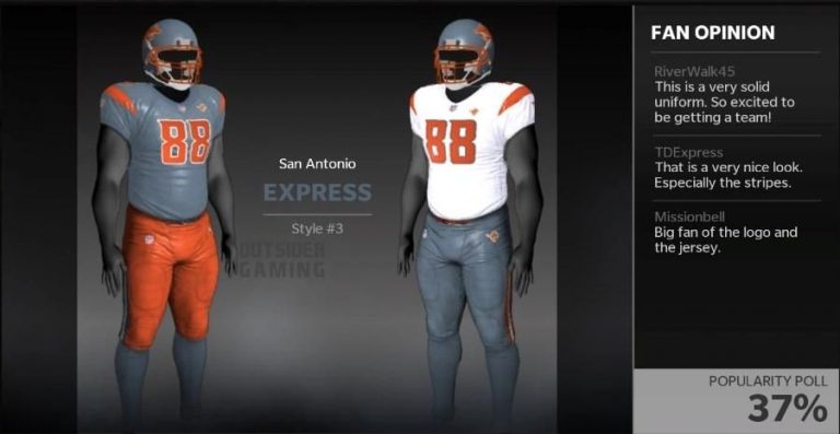 All the Madden 22 San Antonio Relocation Uniforms, Teams, and Logos