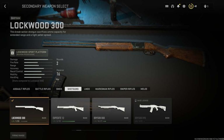COD MW II Best Secondary Weapons