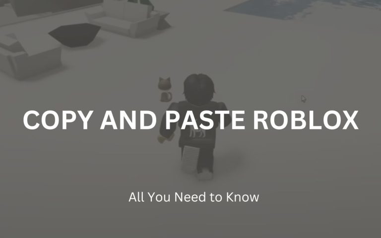 When You can Use Copy and Paste Roblox